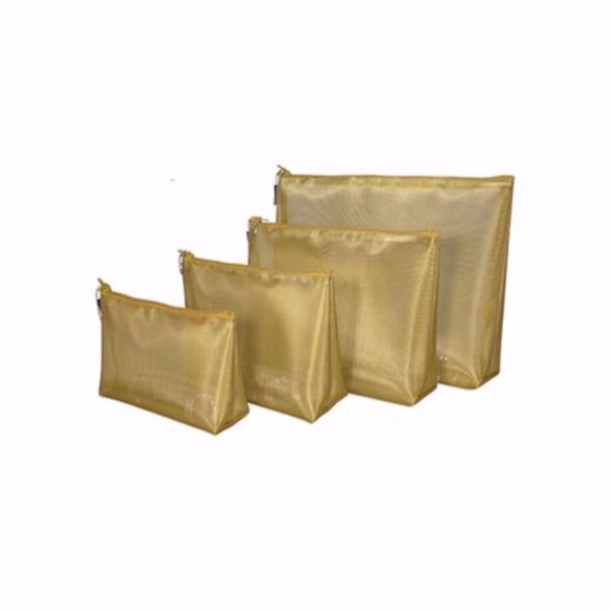 Mesh Metallic Gusset Case – The Monogram Shop